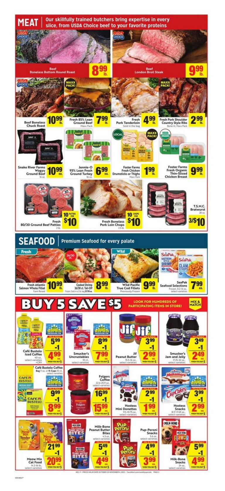 Save Mart Supermarkets Weekly Ad Oct 29 – Nov 04, 2025
