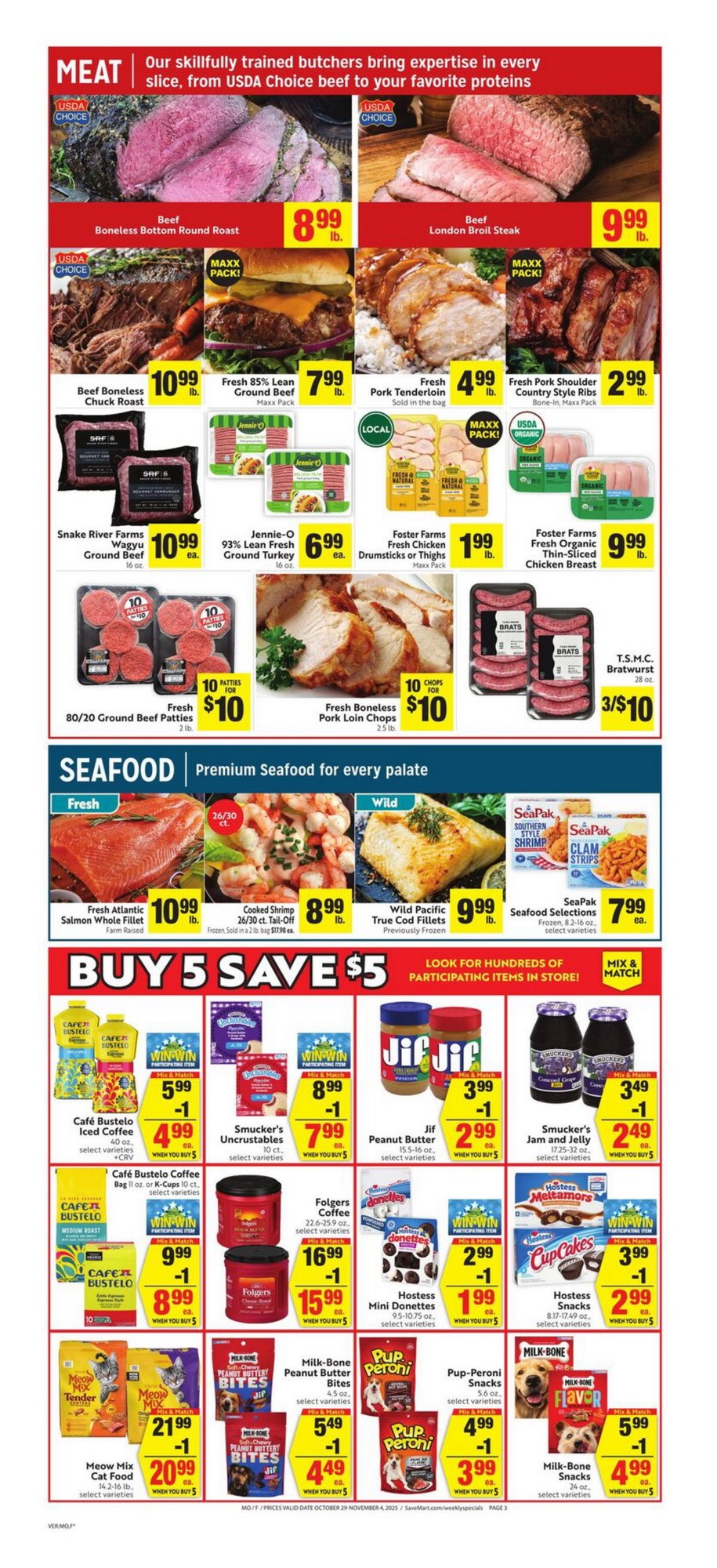 Save Mart Supermarkets Weekly Ad Oct 29 – Nov 04, 2025