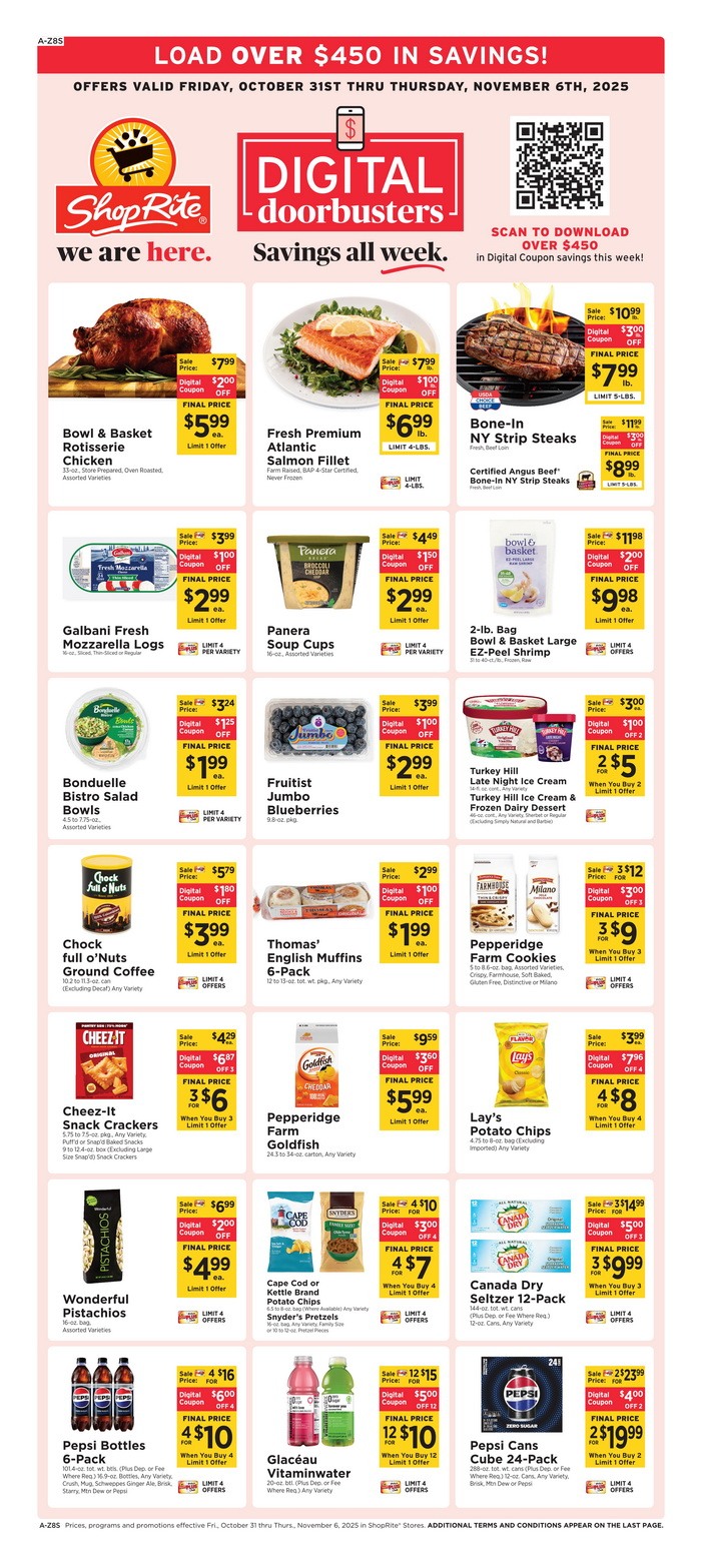 ShopRite Weekly Ad Oct 31 – Nov 06, 2025
