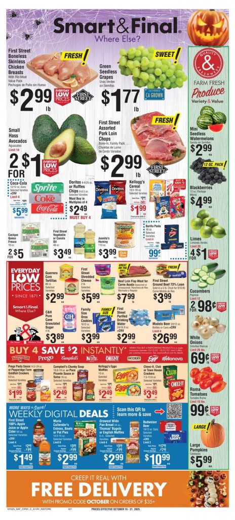 Smart & Final Weekly Ad Oct 15 – Oct 21, 2025