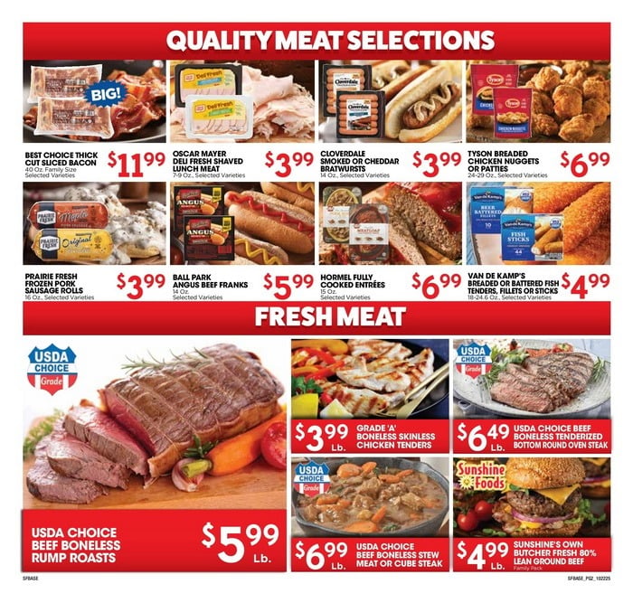 Sunshine Foods Weekly Ad Oct 22 – Oct 28, 2025