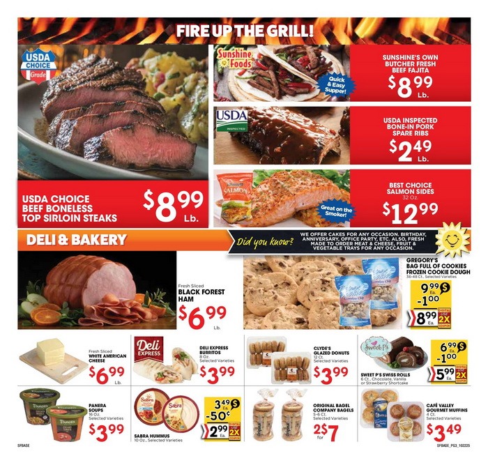 Sunshine Foods Weekly Ad Oct 22 – Oct 28, 2025