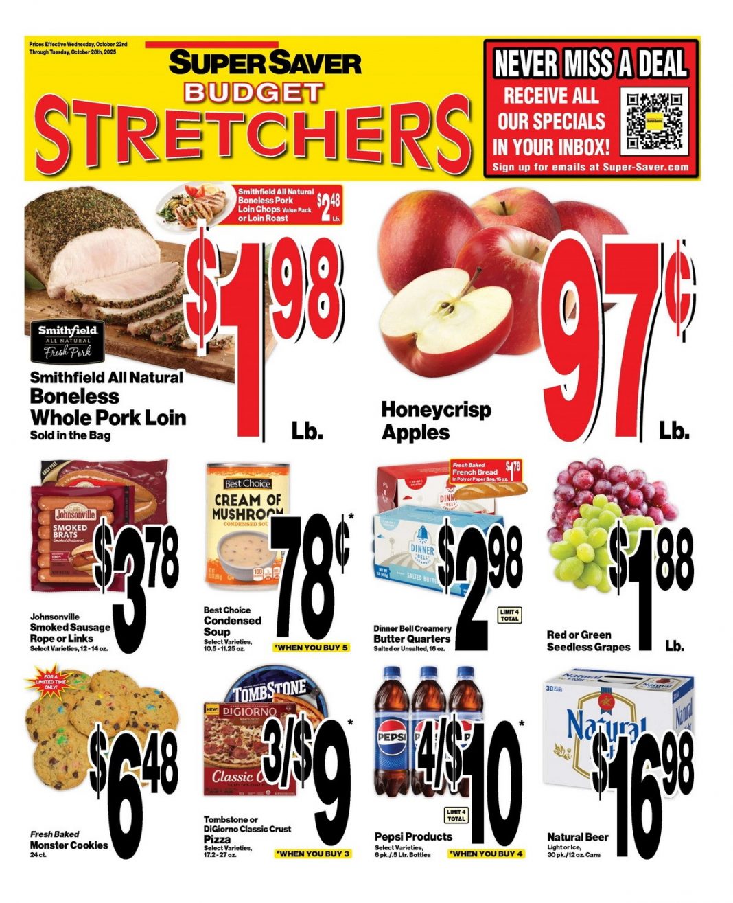Super Saver Weekly Ad Oct 22 – Oct 28, 2025