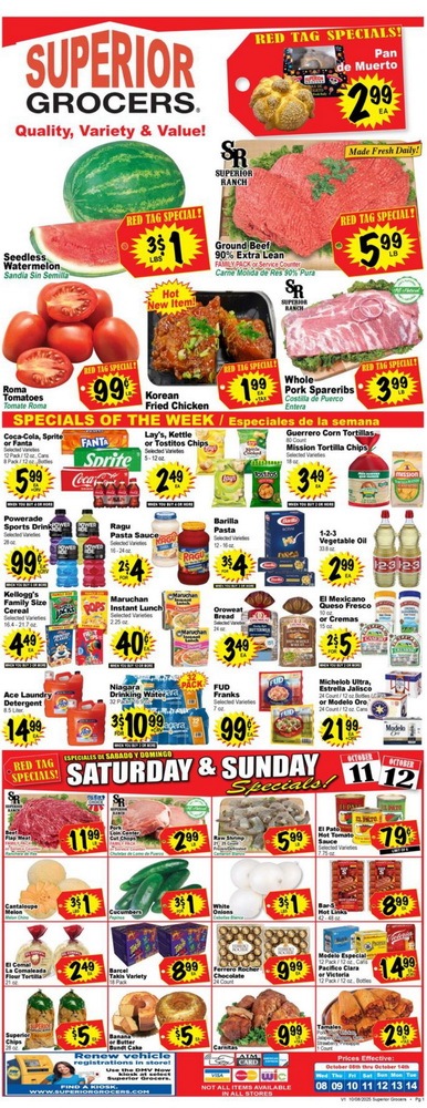 Superior Grocers Weekly Ad Oct 08 – Oct 14, 2025