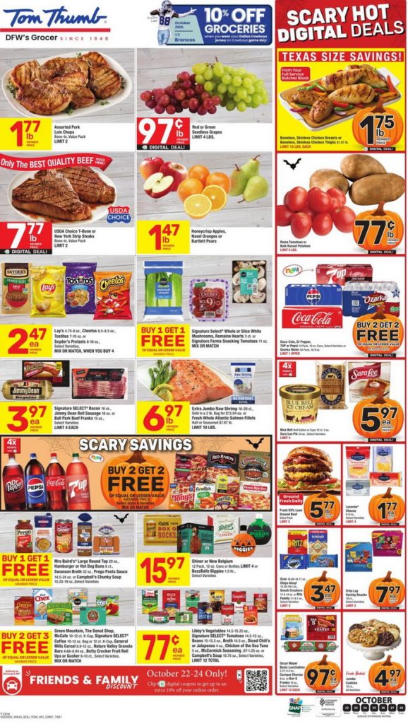 Tom Thumb Weekly Ad Oct 22 – Oct 28, 2025