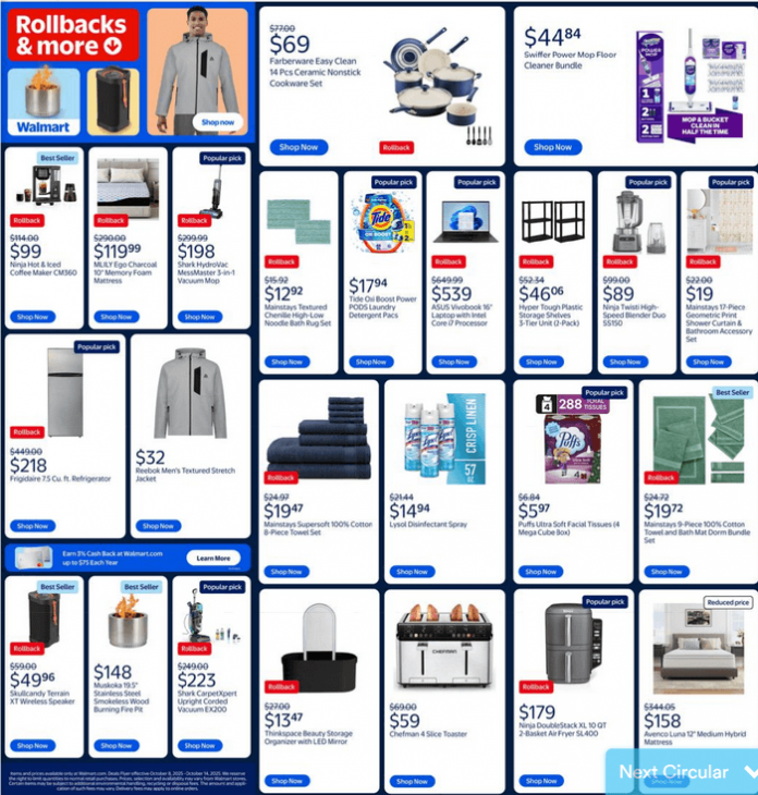 Walmart Weekly Ad Oct 08 – Oct 14, 2025