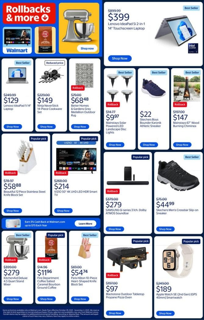 Walmart Weekly Ad Oct 28 – Nov 04, 2025