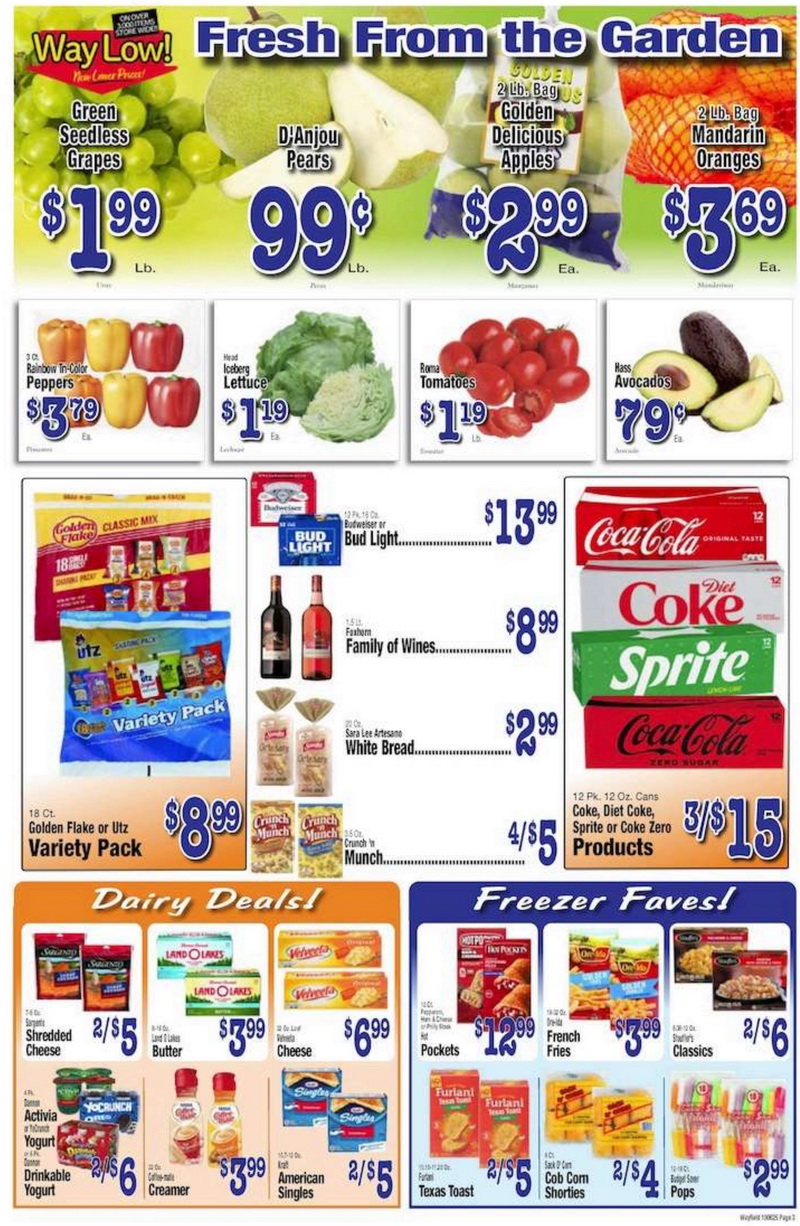 Wayfield Foods Weekly Ad Oct 06 – Oct 12, 2025