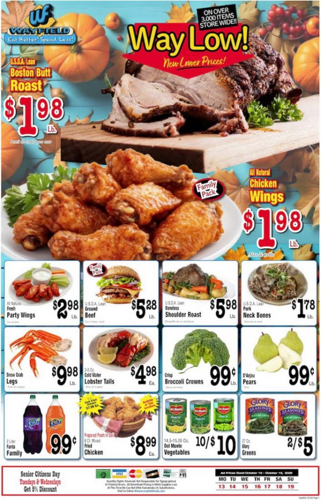 Wayfield Foods Weekly Ad Oct 13 – Oct 19, 2025