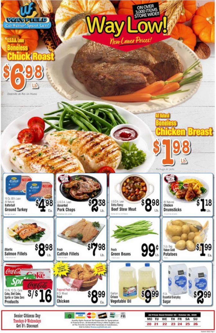 Wayfield Foods Weekly Ad Oct 20 – Oct 26, 2025