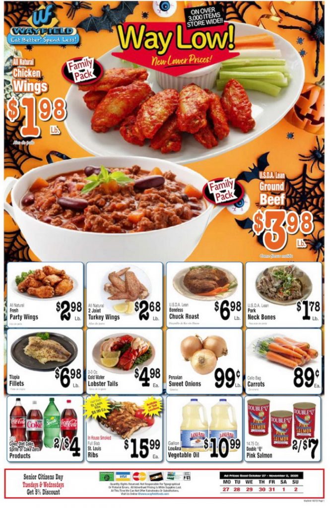 Wayfield Foods Weekly Ad Oct 27 – Nov 02, 2025