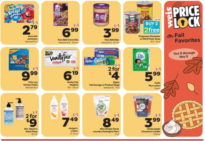 Weis Markets Weekly Ad Oct 09 – Oct 15, 2025