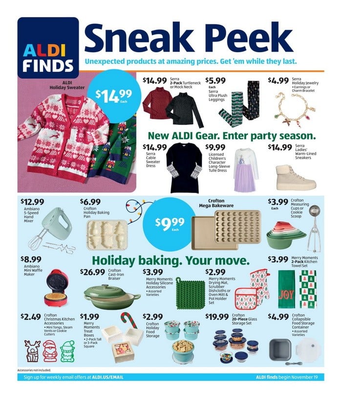 ALDI In-Store Ad Sneak Peek Nov 19 – Nov 25, 2025