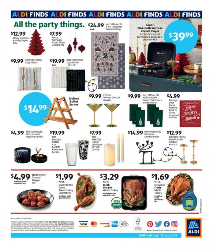 ALDI In-Store Ad Sneak Peek Nov 19 – Nov 25, 2025