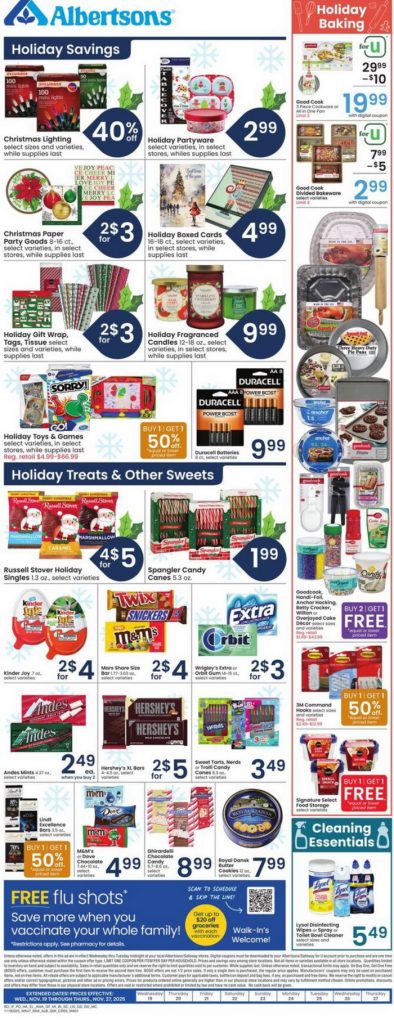 Albertsons Weekly Ad Nov 19 – Nov 27, 2025 (Thanksgiving Day Promotion ...