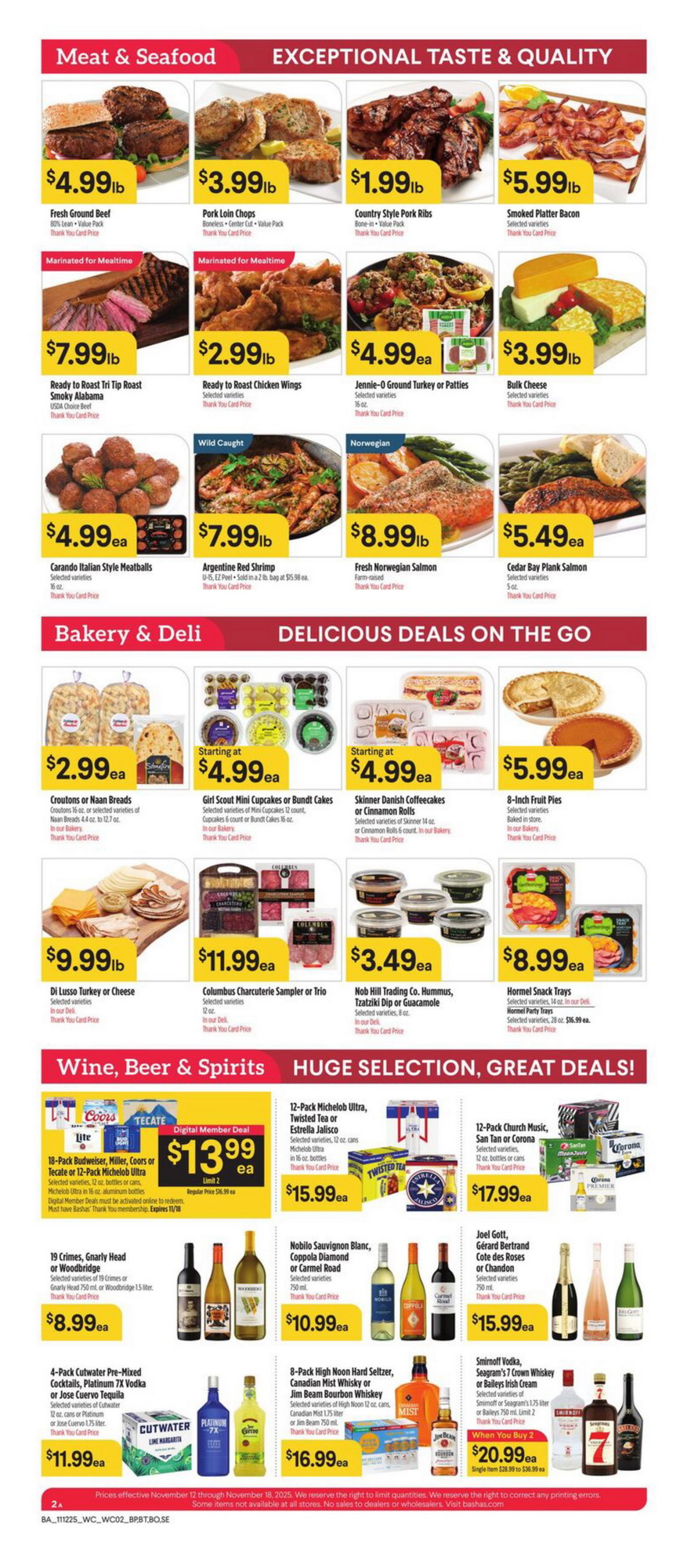 Bashas Weekly Ad Nov 12 – Nov 18, 2025