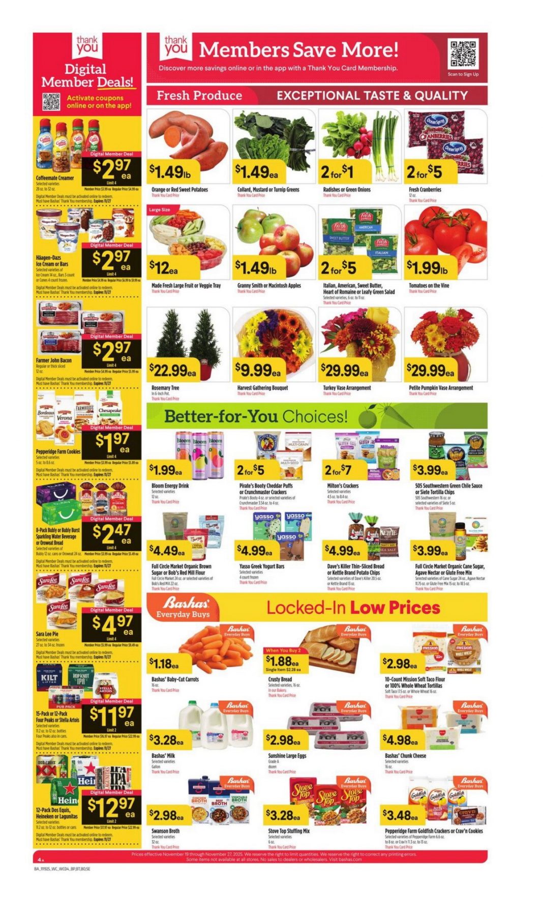 Bashas Weekly Ad Nov 19 – Nov 27, 2025