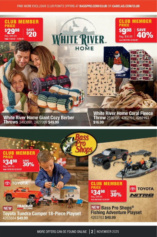 Bass Pro Shops November Club Flyer Nov 01 – Nov 30, 2025