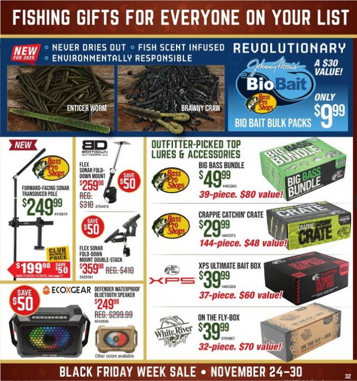 Bass Pro Shops Black Friday Deals Nov 24 – Nov 30, 2025