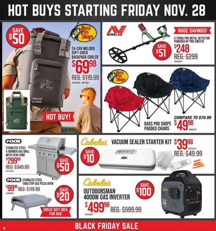 Bass Pro Shops Black Friday Deals Nov 24 – Nov 30, 2025