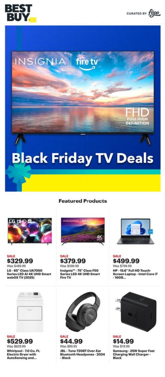 Best Buy Weekly Ad Nov 19 – Nov 25, 2025 (Black Friday Promotion Included)