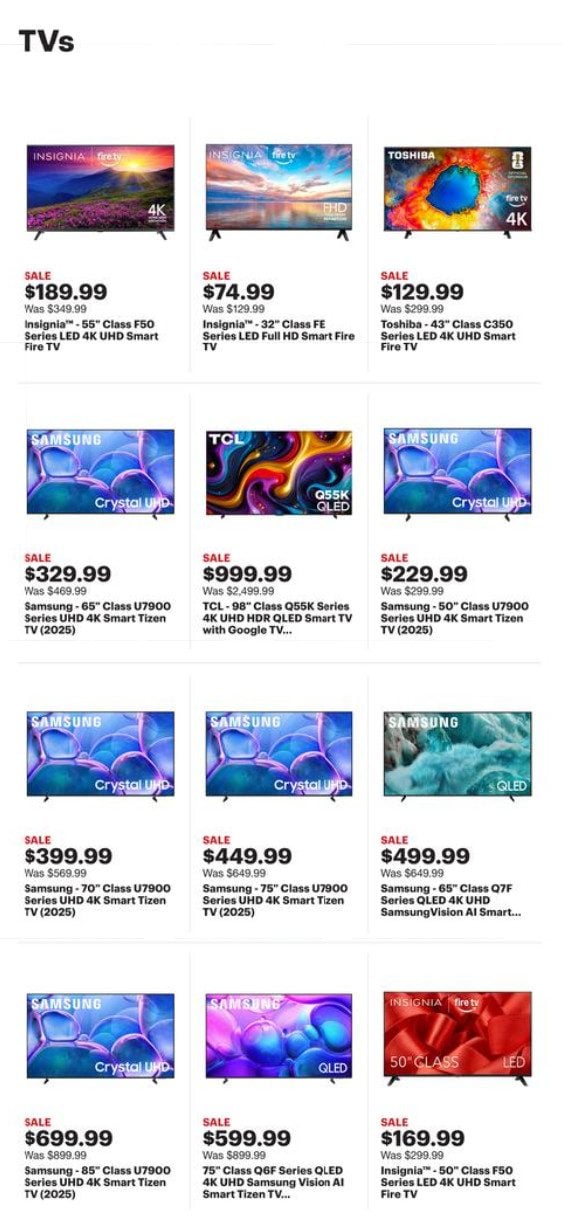 Best Buy Weekly Ad Nov 19 – Nov 25, 2025 (Black Friday Promotion Included)