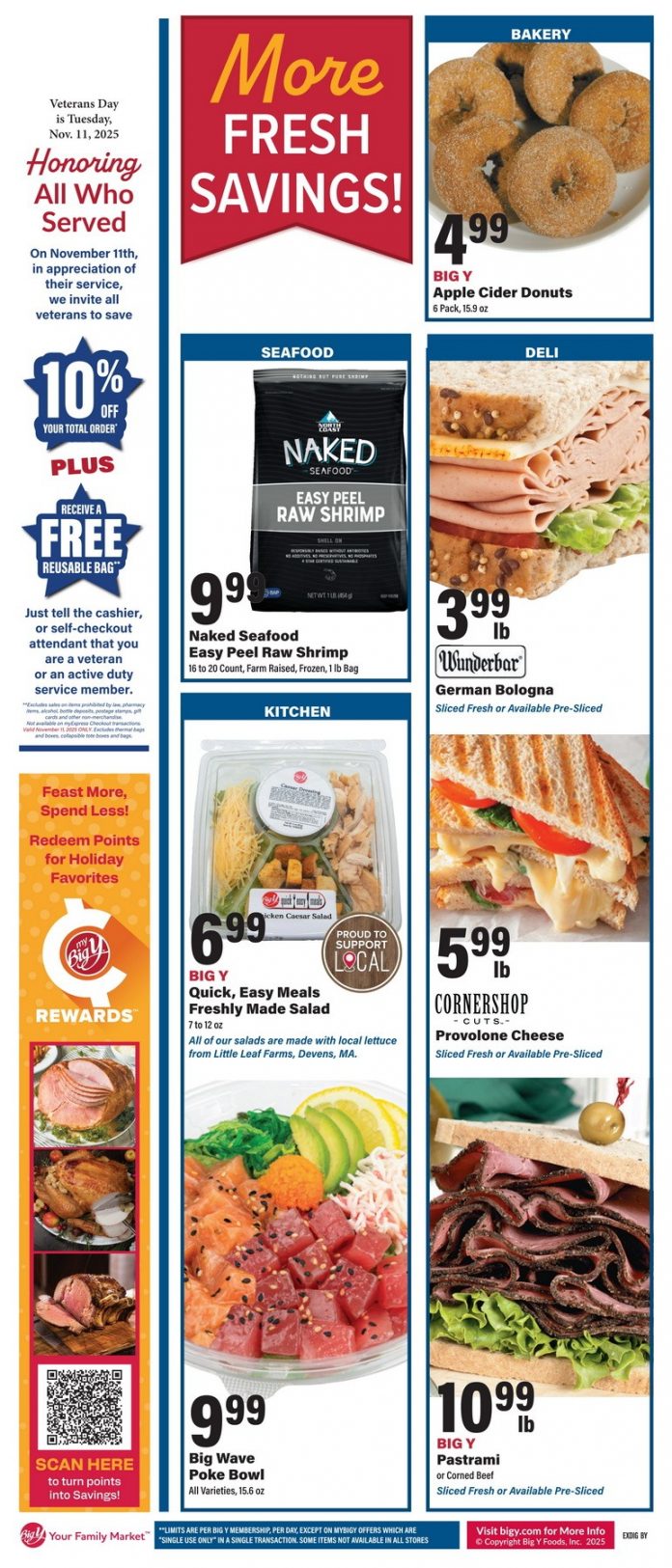 Big Y Weekly Ad Nov 6 – Oct 12, 2025 (Thanksgiving Promotion Included)