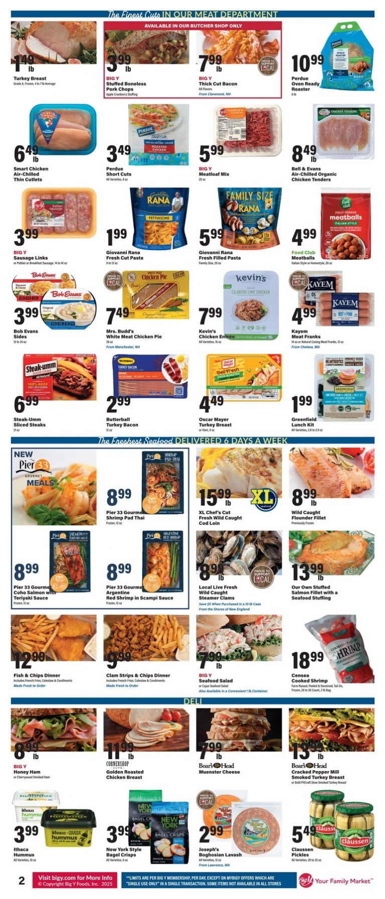 Big Y Weekly Ad Nov 6 – Oct 12, 2025 (Thanksgiving Promotion Included)