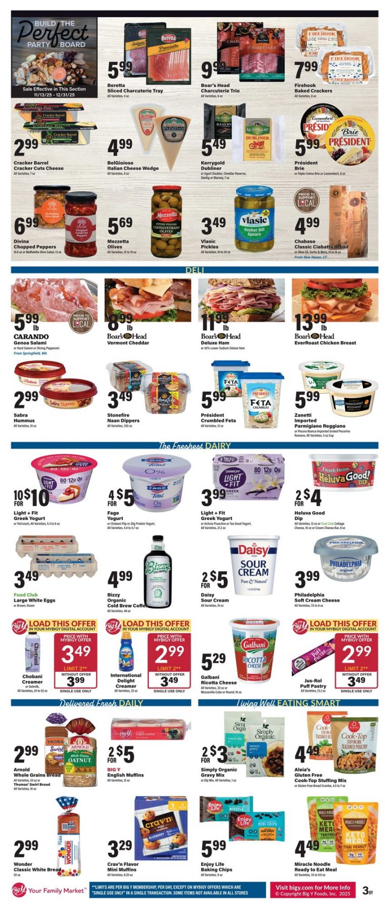 Big Y Weekly Ad Nov 13 – Oct 19, 2025(Thanksgiving Promotion Included)