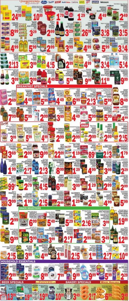 C-Town Weekly Ad Nov 14 – Nov 20, 2025 (Thanksgiving Promotion Included)