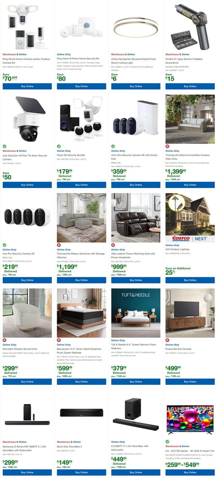 Costco Holiday Savings Nov 17 – Dec 01, 2025