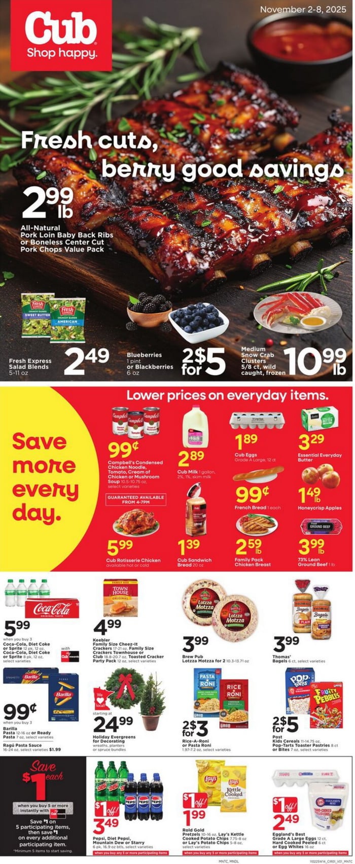 Cub Foods Weekly Ad Nov 02 – Nov 08, 2025