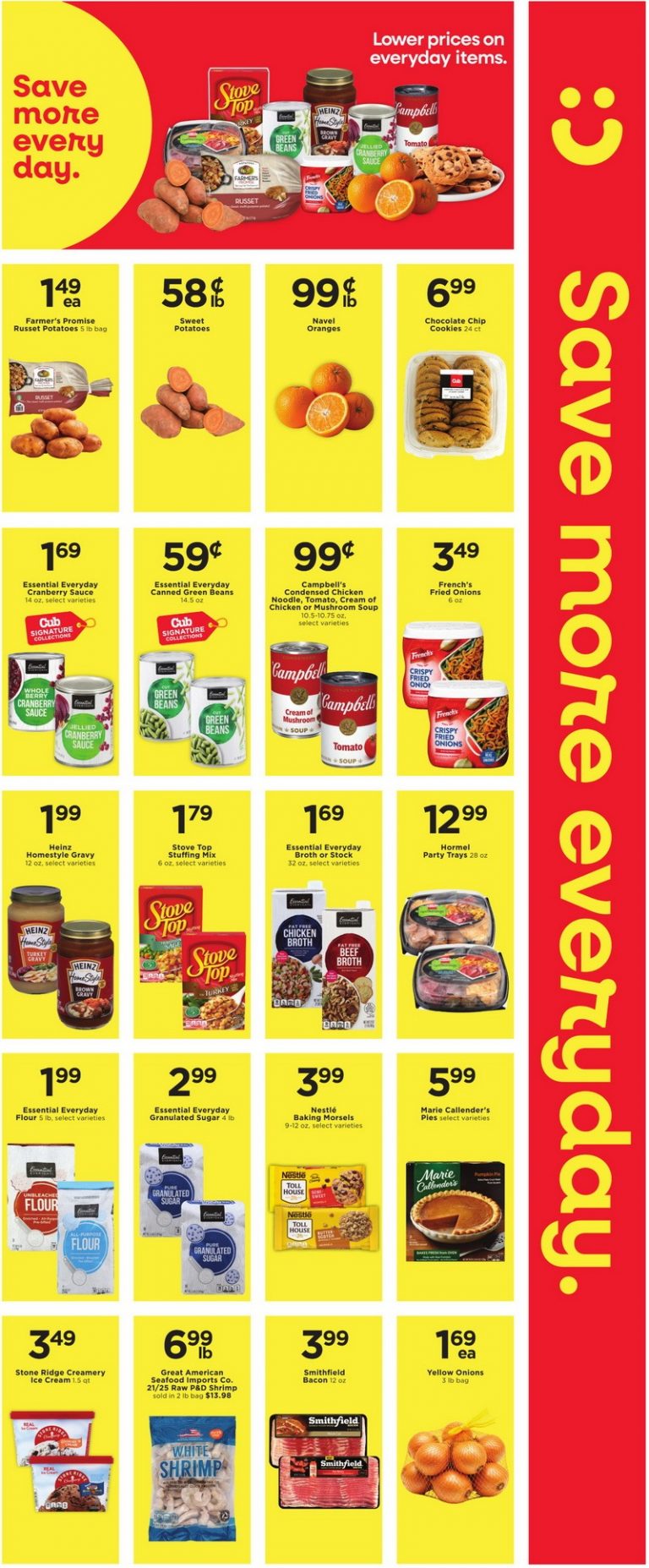 Cub Foods Weekly Ad Nov 09 – Nov 15, 2025 (Thanksgiving Promotion Included)