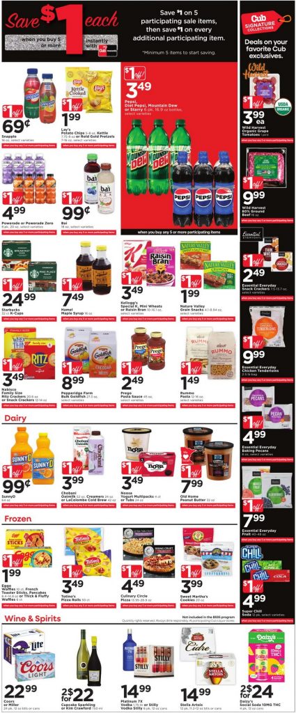 Cub Foods Weekly Ad Nov 09 – Nov 15, 2025 (Thanksgiving Promotion Included)