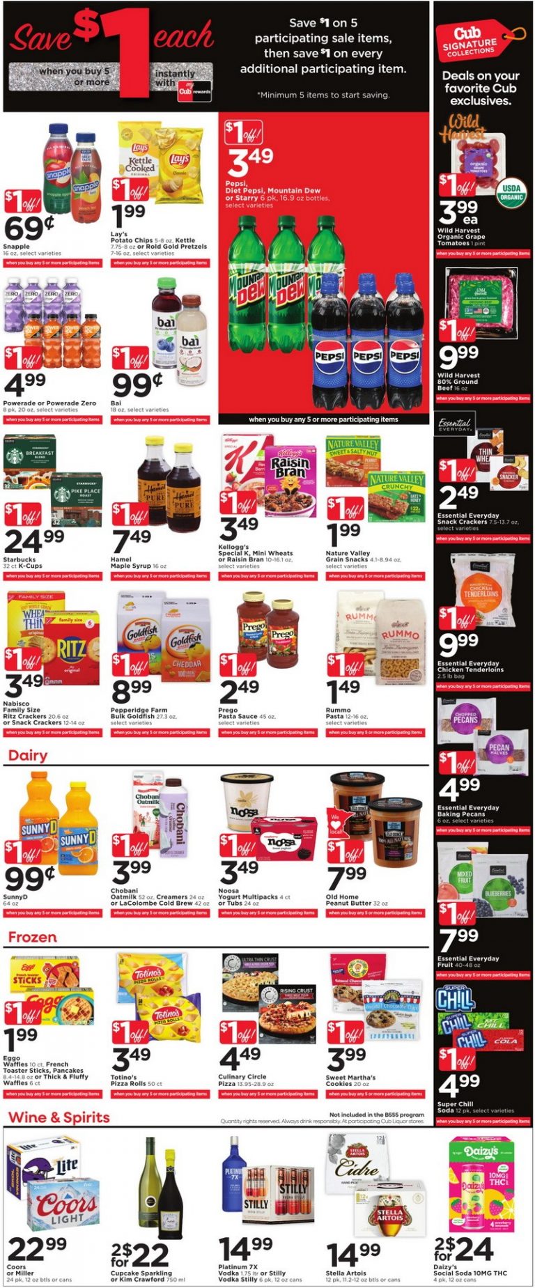 Cub Foods Weekly Ad Nov 09 – Nov 15, 2025 (Thanksgiving Promotion Included)