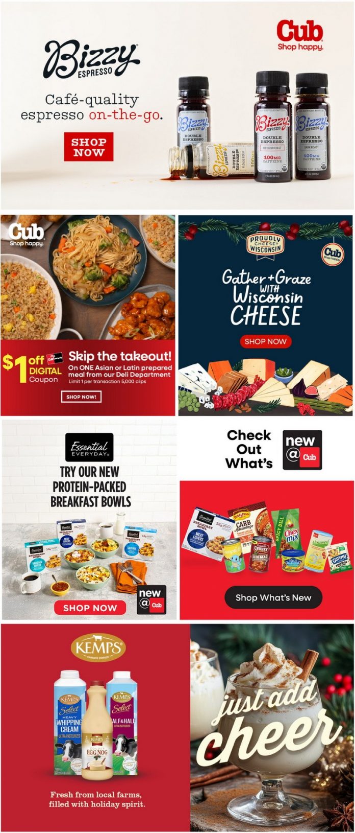 Cub Foods Weekly Ad Nov 09 – Nov 15, 2025 (Thanksgiving Promotion Included)