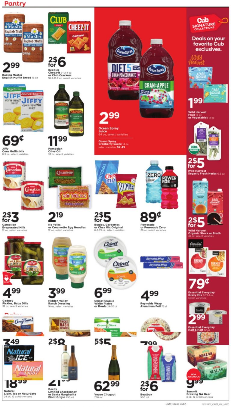 Cub Foods Weekly Ad Nov 23 – Nov 29, 2025 (Thanksgiving Promotion Included)