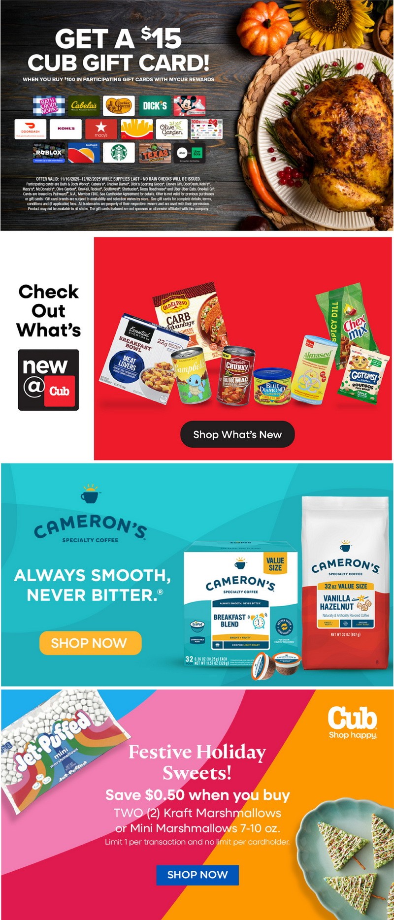 Cub Foods Weekly Ad Nov 23 – Nov 29, 2025 (Thanksgiving Promotion Included)