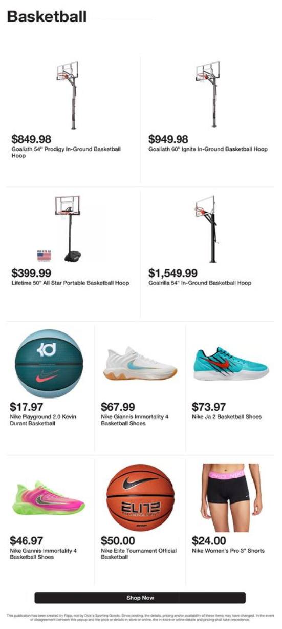 Dick's Sporting Goods Weekly Ad Nov 19 – Nov 25, 2025