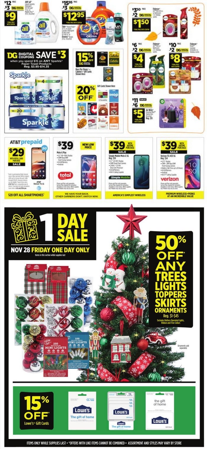 Dollar General Weekly Ad Nov 23 – Nov 29, 2025
