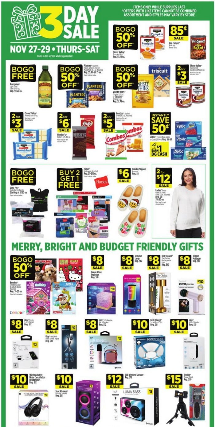 Dollar General Weekly Ad Nov 23 – Nov 29, 2025