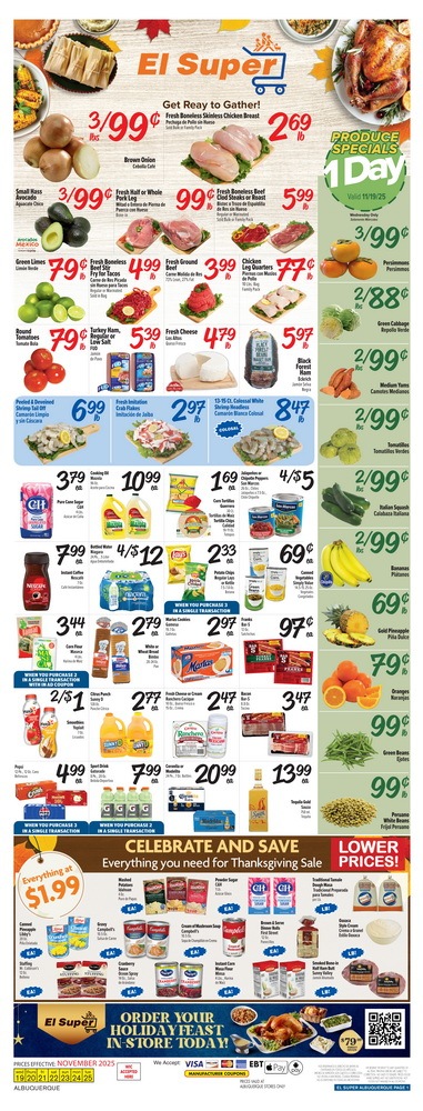 El Super Weekly Ad Nov 19 – Nov 25, 2025