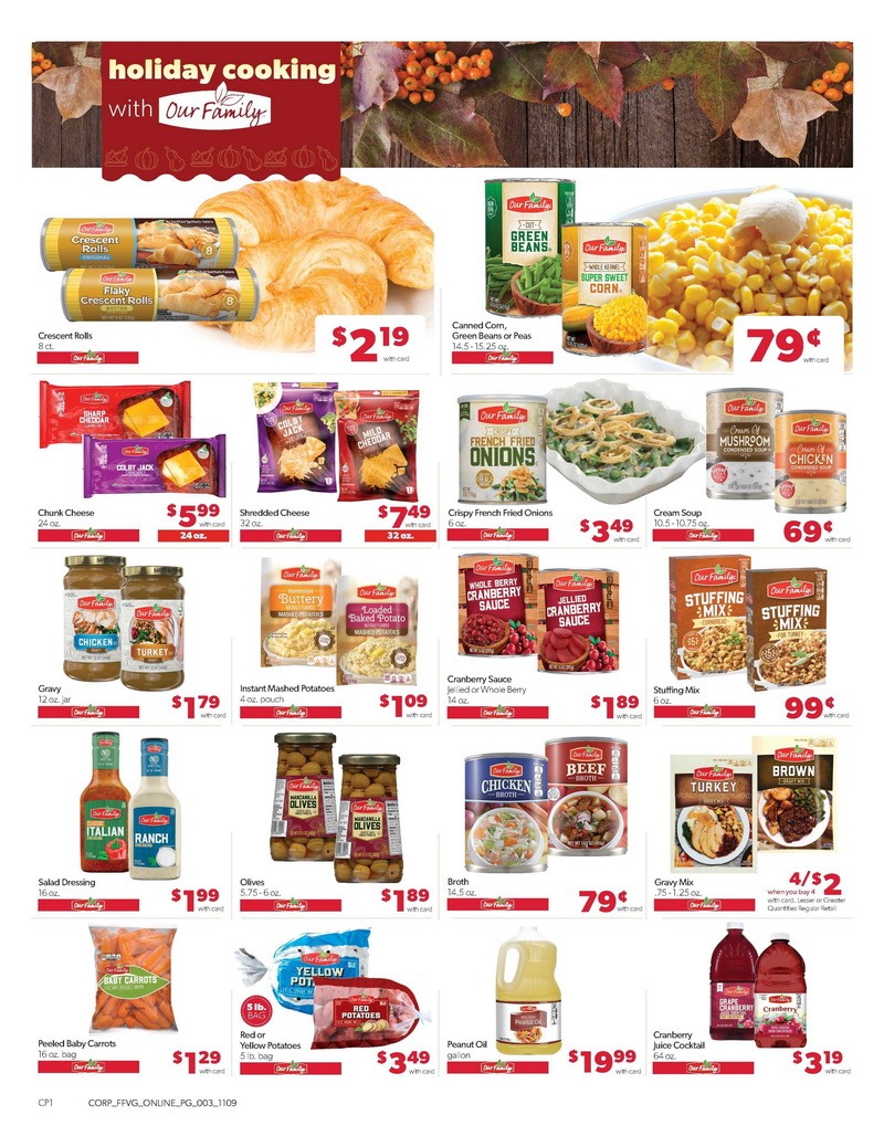 Family Fare Weekly Ad Nov 09 – Nov 15, 2025 (Thanksgiving Promotion ...