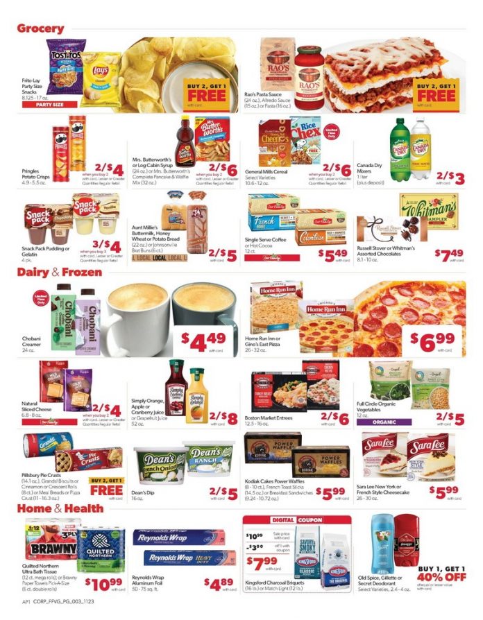 Family Fare Weekly Ad Nov 23 – Nov 29, 2025 (Thanksgiving Promotion ...