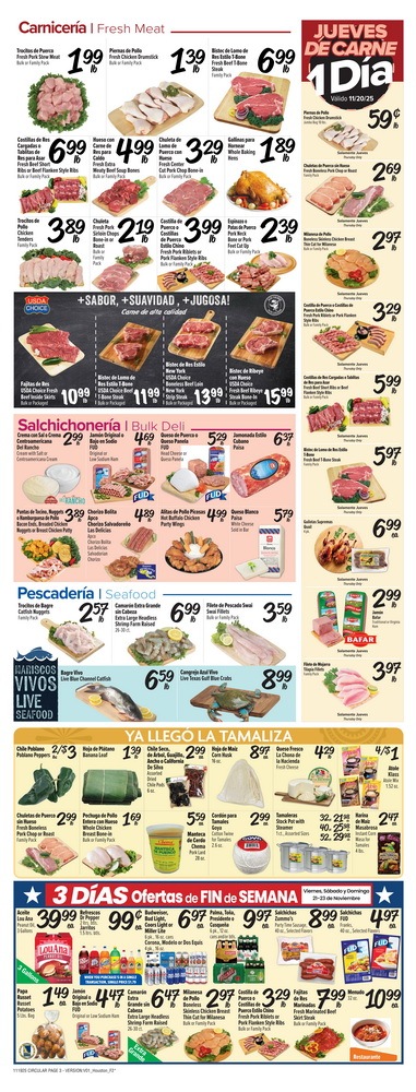 Fiesta Mart Weekly Ad Nov 19 – Nov 25, 2025