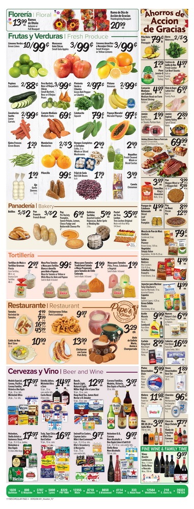 Fiesta Mart Weekly Ad Nov 19 – Nov 25, 2025