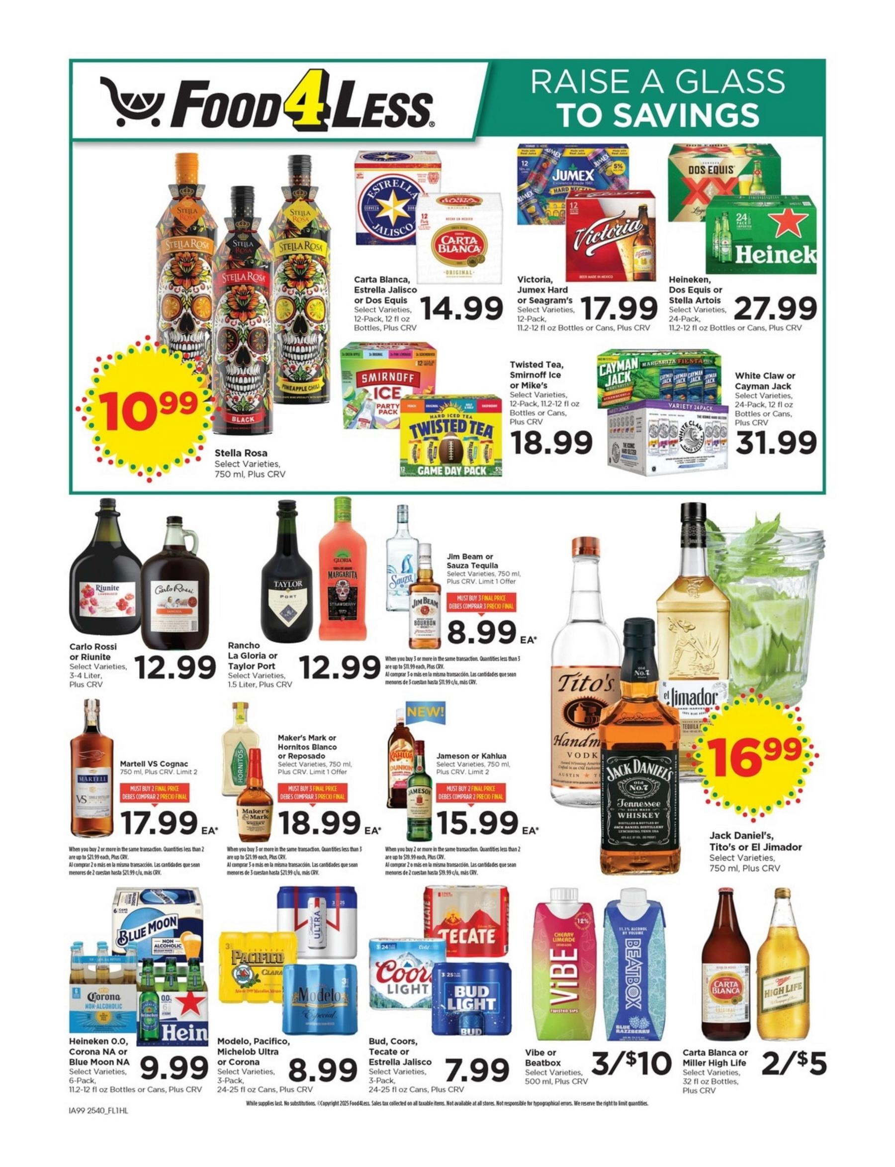 Food 4 Less Weekly Ad Nov 05 – Nov 11, 2025