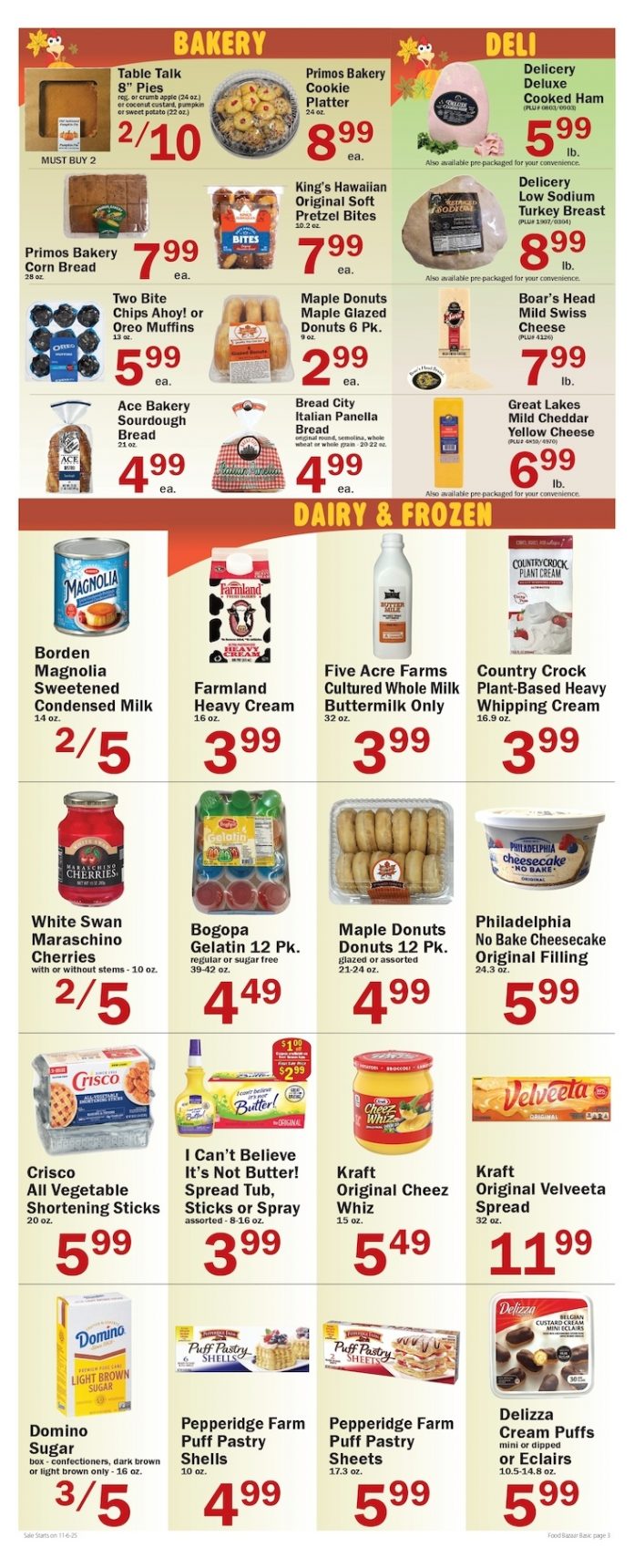 Food Bazaar Weekly Ad Nov 06 – Nov 12, 2025 (Thanksgiving Promotion ...