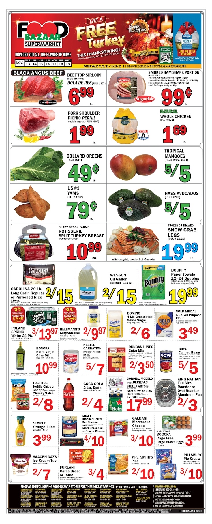 Food Bazaar Weekly Ad Nov 13 – Nov 19, 2025 (Thanksgiving Promotion ...