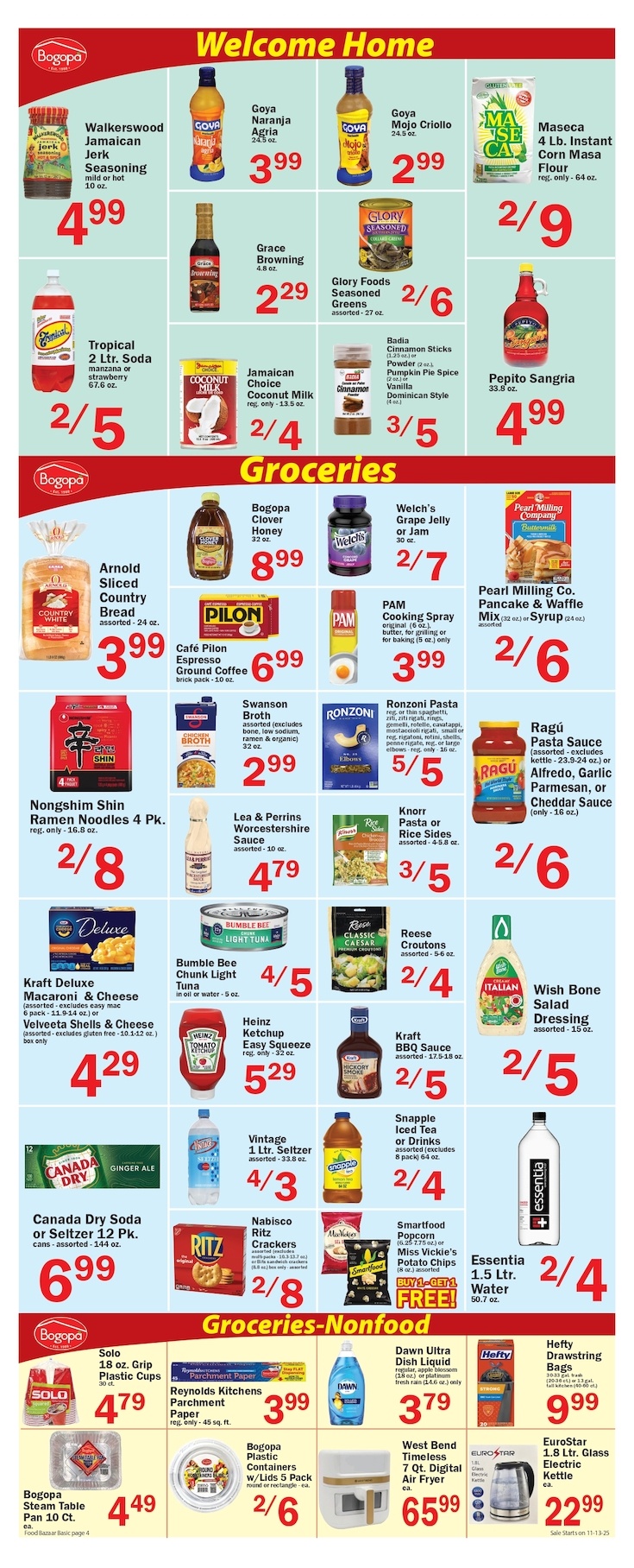 Food Bazaar Weekly Ad Nov 13 – Nov 19, 2025 (Thanksgiving Promotion ...
